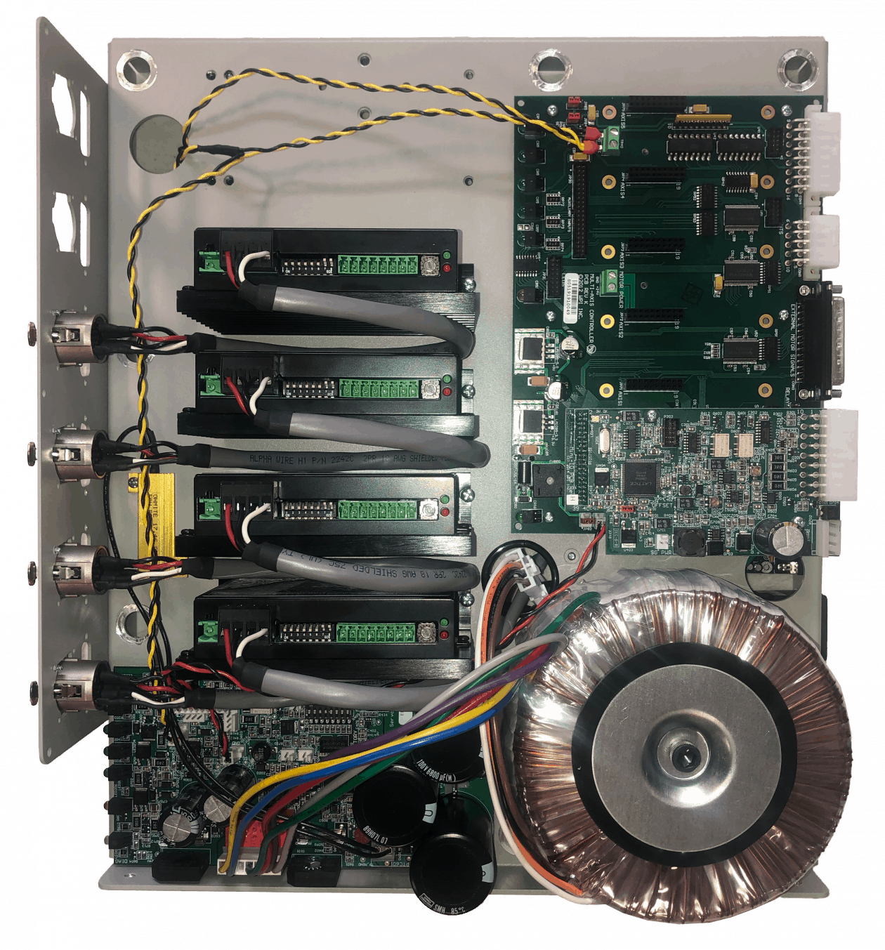 3 Axis, 8 Amp Pro-Series Microstepping CNC Sub-Panel | FlashCut CNC