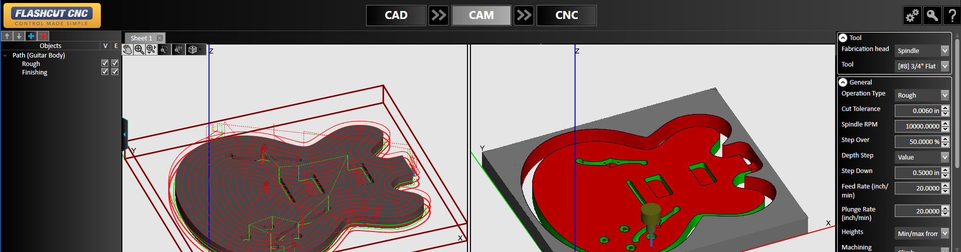CAD/CAM Software for CNC Routers & Mills | FlashCut CNC